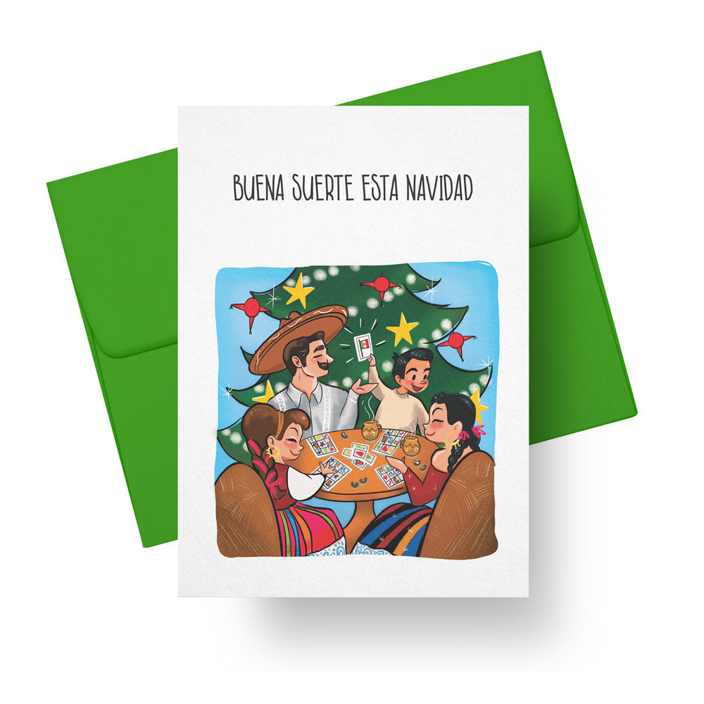Loteria Spanish Christmas Card – Paper Tacos Spanish Greeting Cards