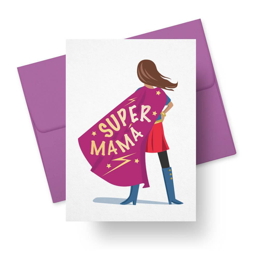 Super Mama - Mothers Day Card – Paper Tacos Spanish Greeting Cards