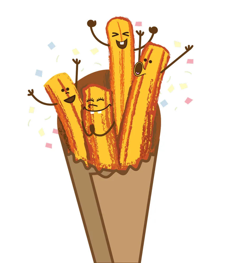 Churro birthday card by Paper Tacos greeting cards – Paper Tacos ...