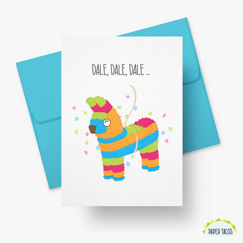 Spanish Birthday Cards - Dale, Dale, Dale ... – Paper Tacos Spanish ...