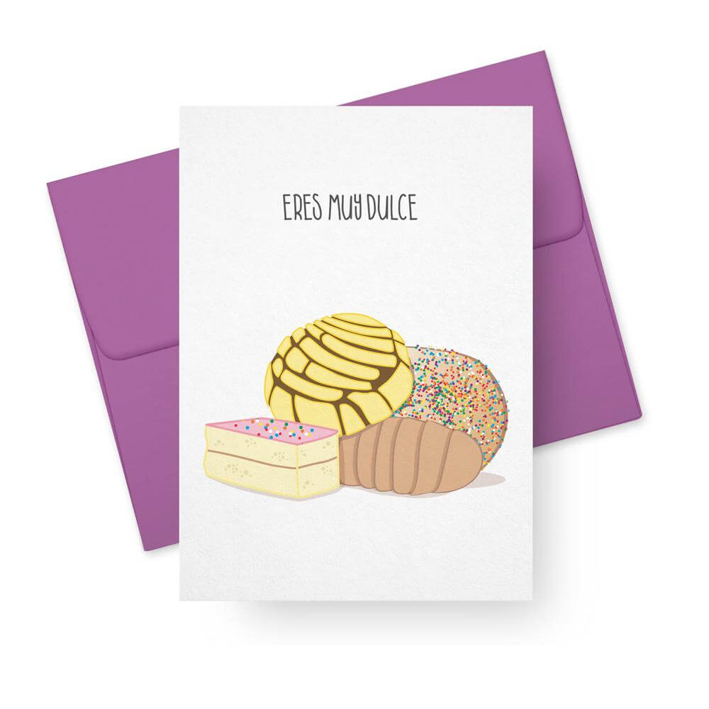 Eres muy dulce (You are so sweet) – Paper Tacos Spanish Greeting Cards