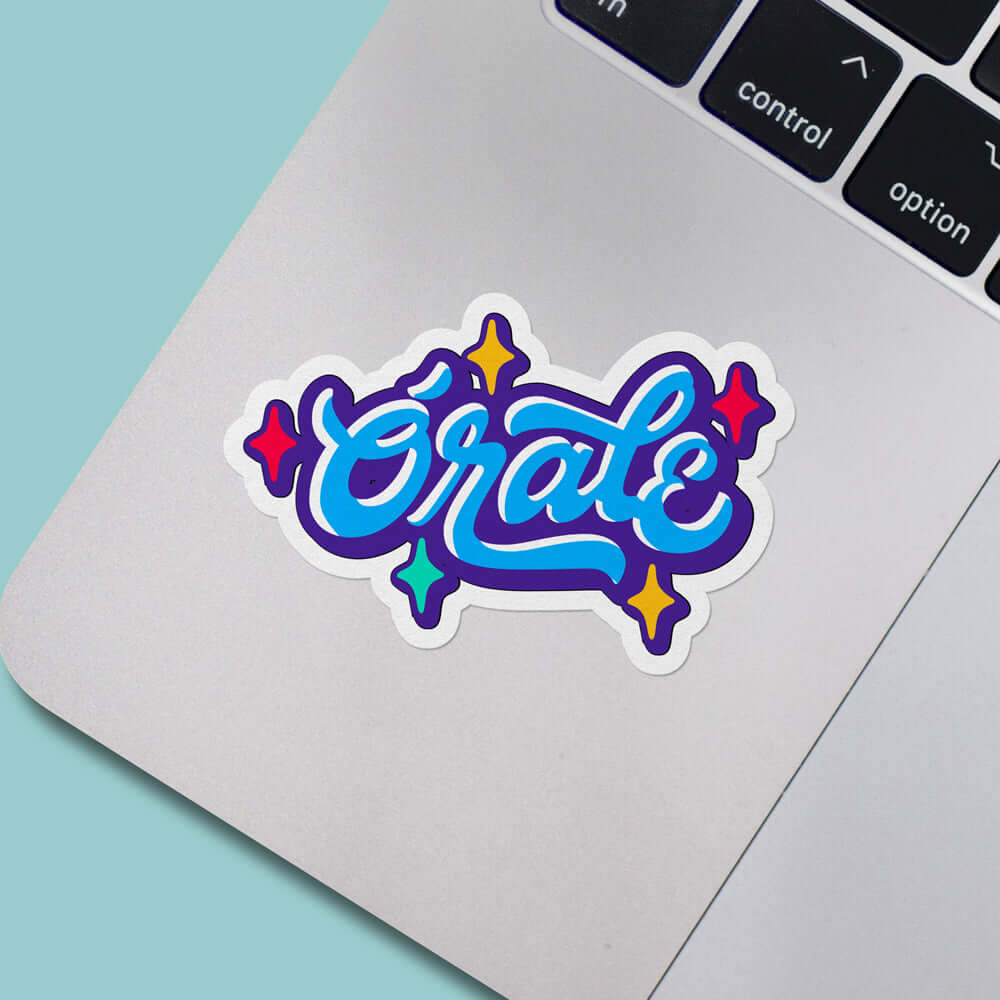 Orale Sticker – Paper Tacos Spanish Greeting Cards