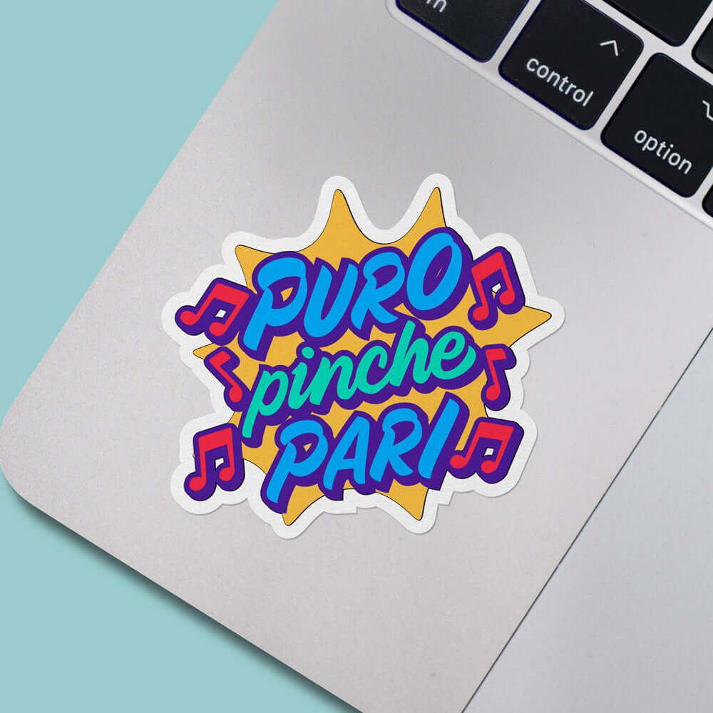 Puro Pinche Pari Sticker – Paper Tacos Spanish Greeting Cards