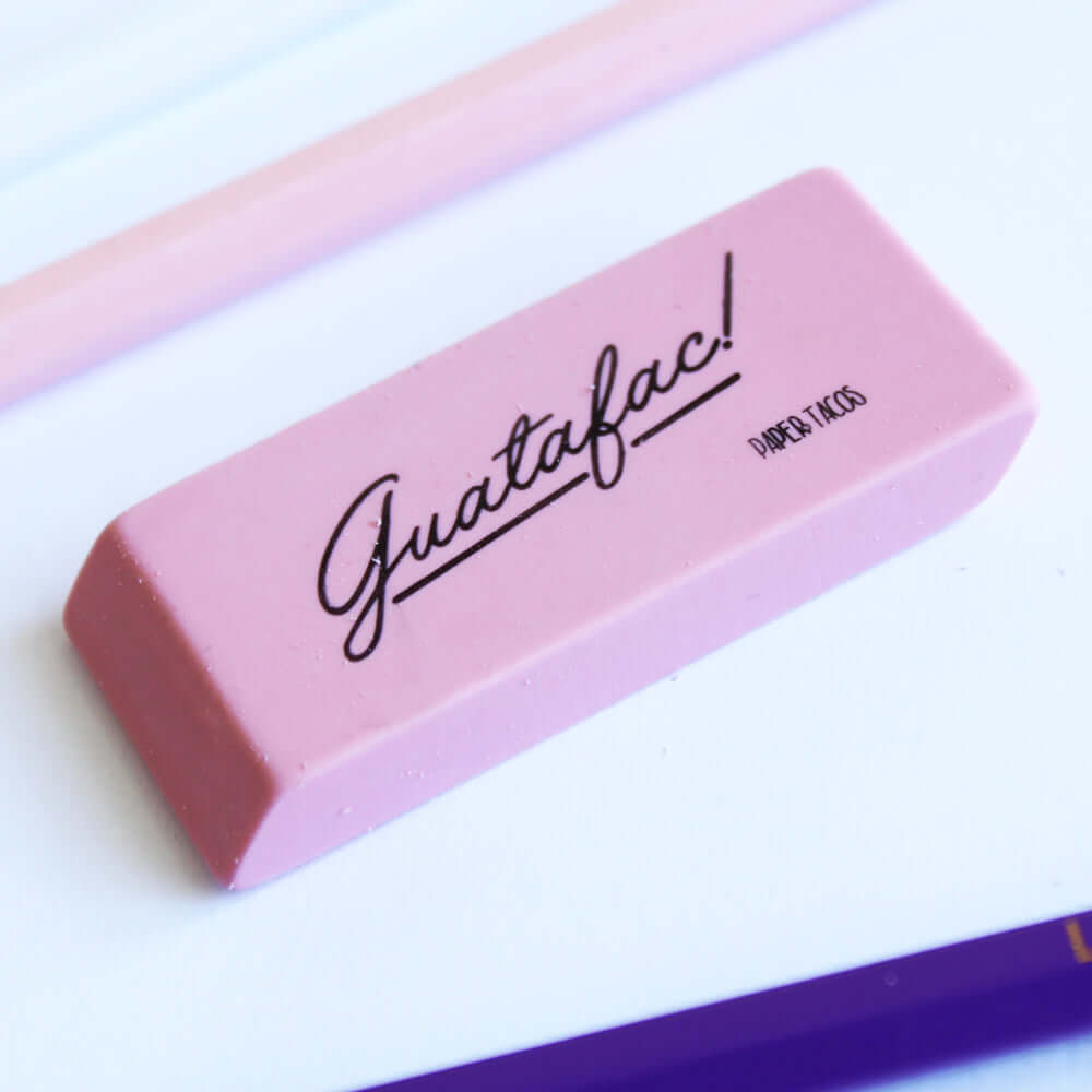 Eraser - Guatafac! – Paper Tacos Spanish Greeting Cards