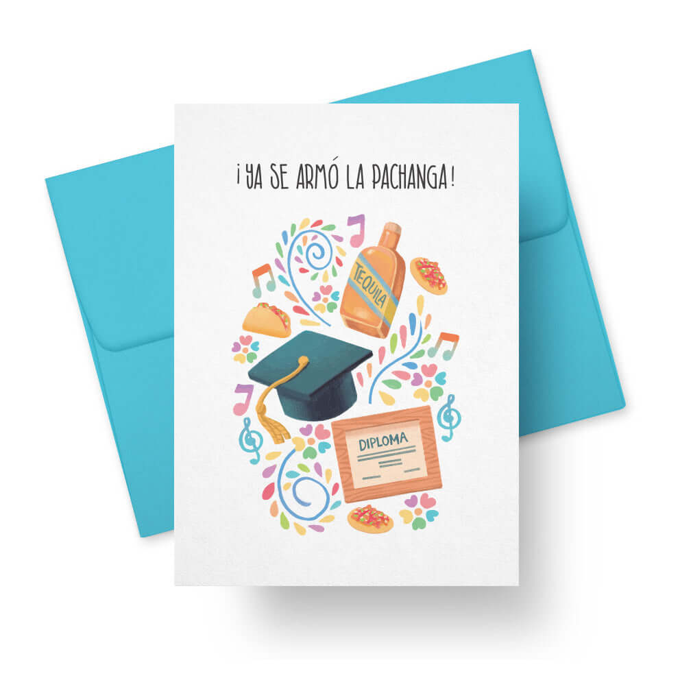 ¡Ya se armó la pachanga! – Paper Tacos Spanish Greeting Cards